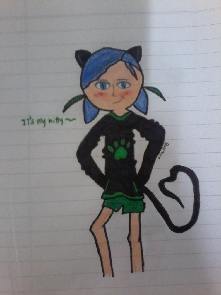 Mi dibujo de Marinette 😊 | Fandom