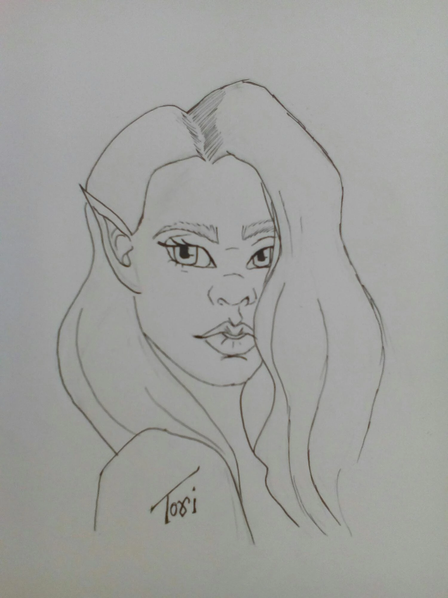Aelin fanart (stage 2- the sketch was stage 1 :)) | Fandom