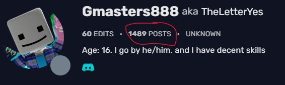 I am approaching 1,500 posts | Fandom