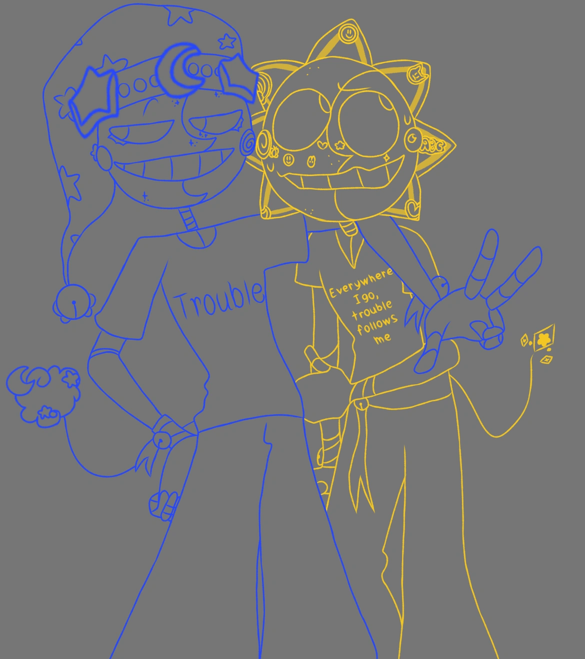 Uh uh- *THROWS A SILLI SUN AND MOON DOODLE AT U ALL* | Fandom