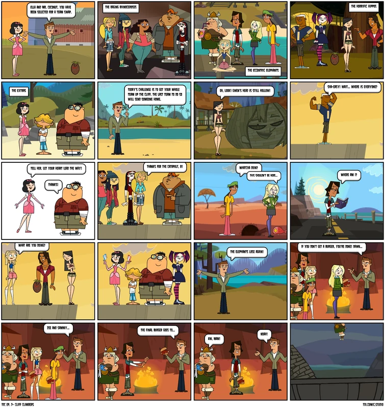 Total Drama Crossover Ep. 7- Cliff Climbers | Fandom