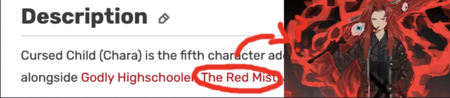hmm... what a nice day to be scrolling on the wiki- IS THAT THE RED MIST | Fandom