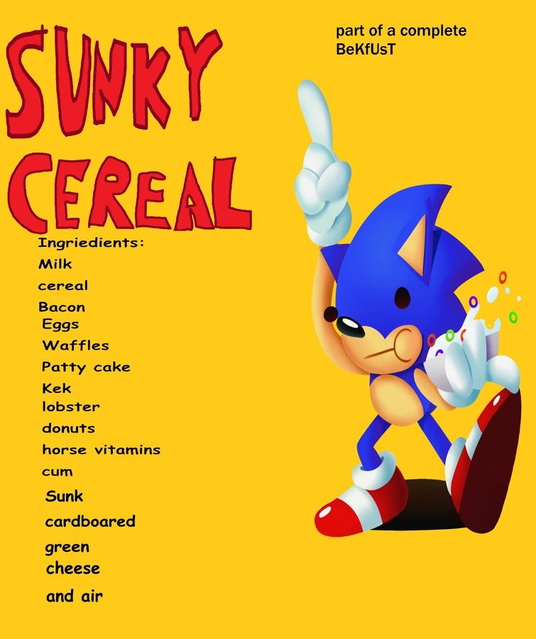 Buy our new Sunky cereal! | Fandom