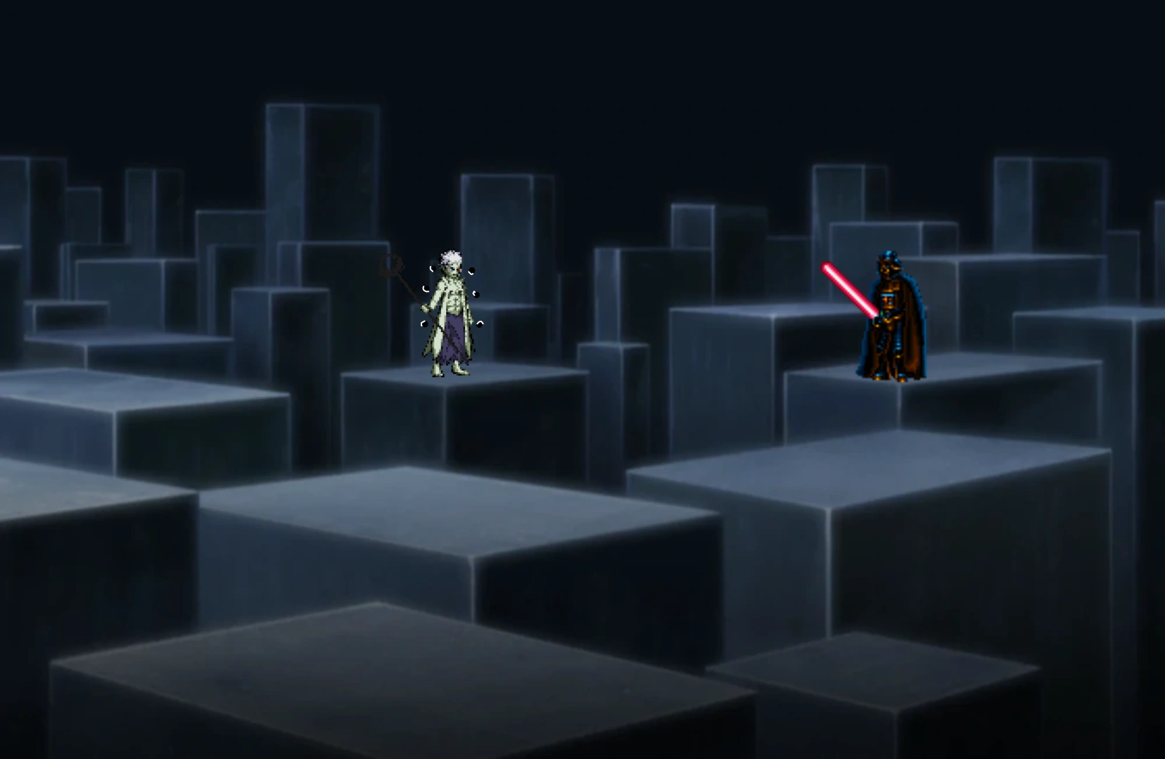 More pixel art of Obito vs Vader | Fandom