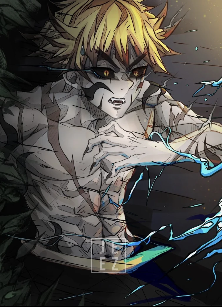 Zenitsu, in an apparently demon version. | Fandom