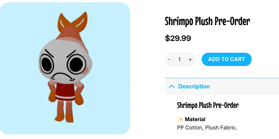 They are making a shrimpo plush now🍤 | Fandom