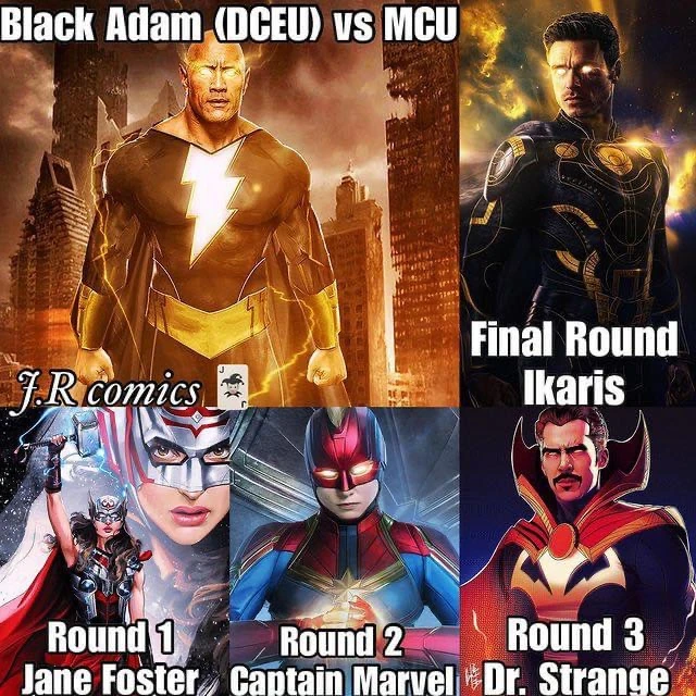 Black Adam (DCEU) vs. MCU | Fandom