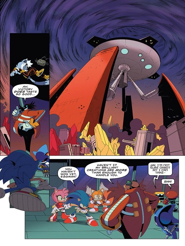 Sonic issue 61 preview page: well, that was quick. | Fandom