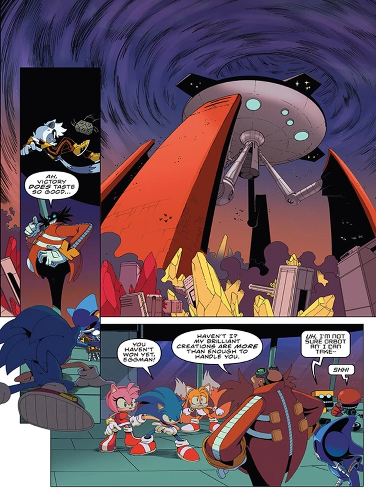 Sonic issue 61 preview page: well, that was quick. | Fandom