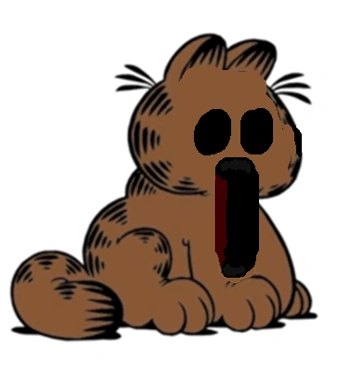 This is what happens if you turn up the brightness on Void Garf | Fandom