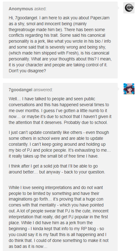 TIL that Paperjam from PJ's Daycare made the original creator of ...