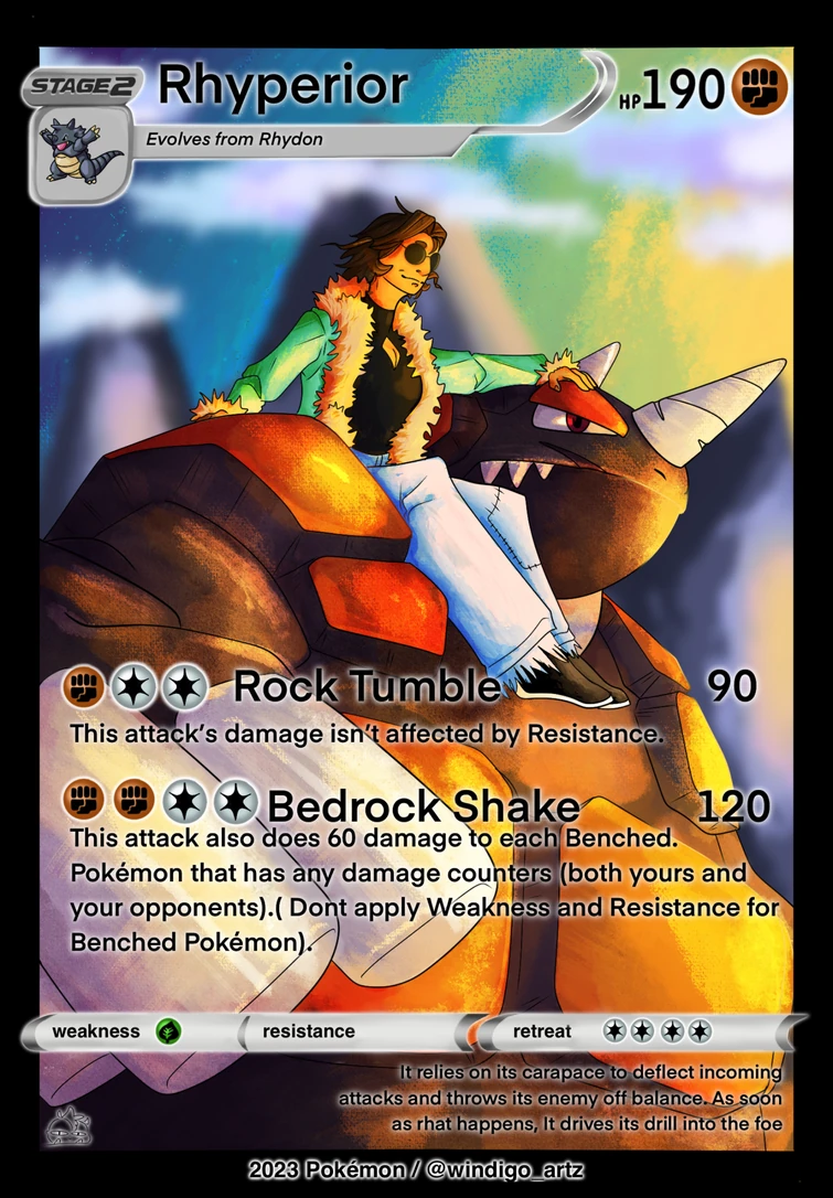 Finished rhyperior card | Fandom