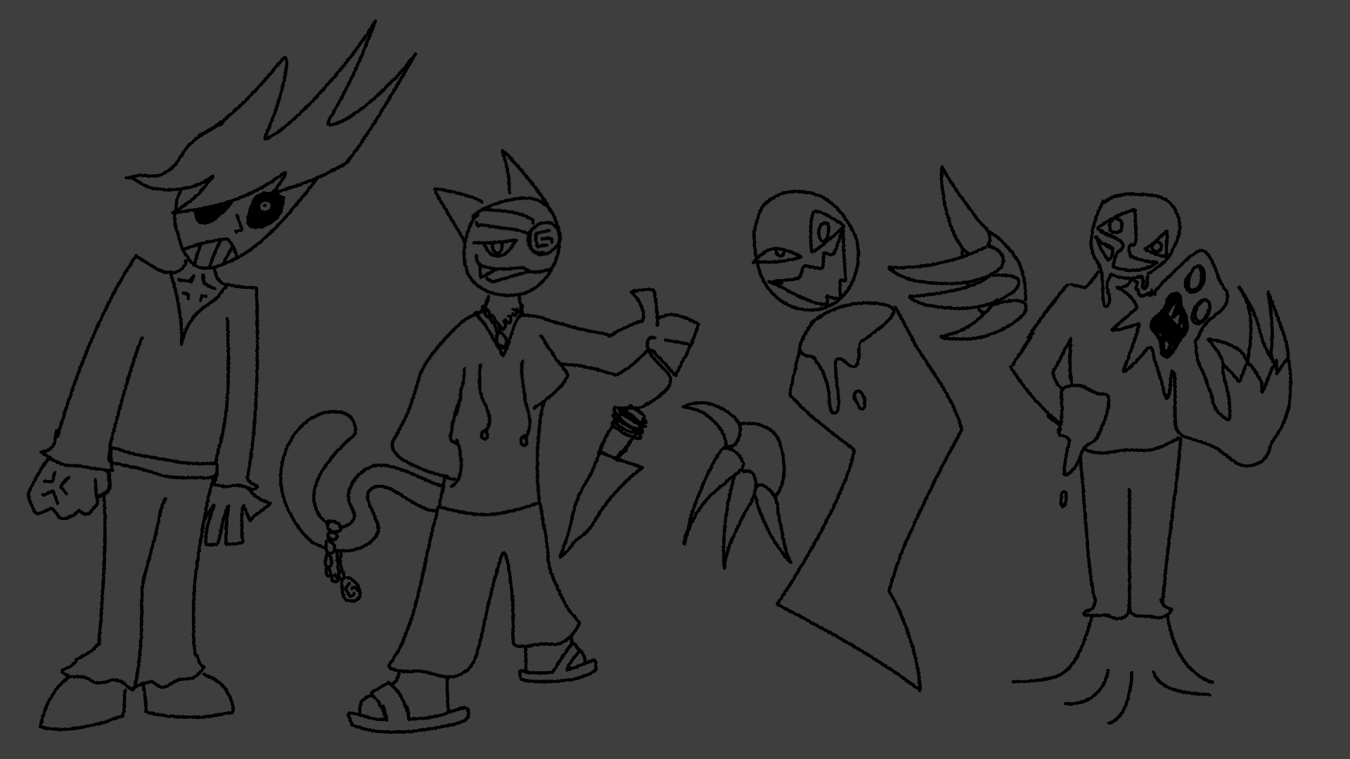 Redesigned some old characters of mine | Fandom