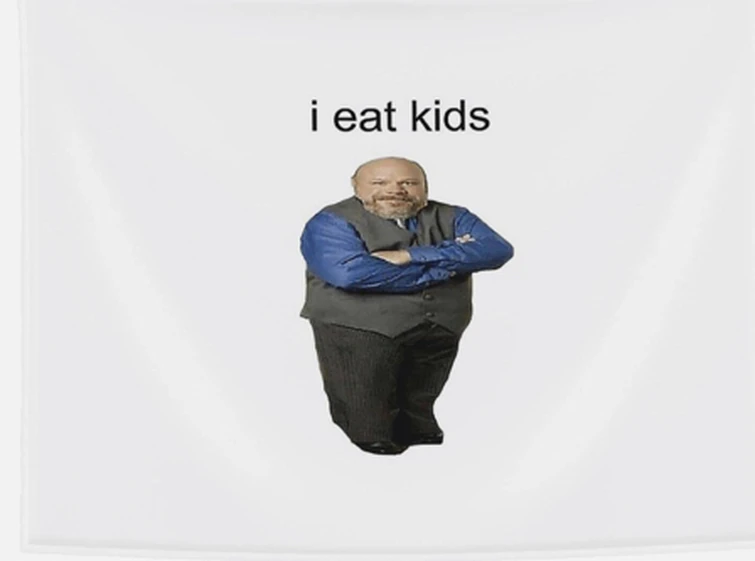 the ‘I eat kids’ tapestry for my friend arrived .. | Fandom