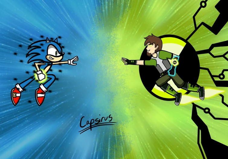 I made a drawing for Archie Sonic Vs Ben 10 (Archie Sonic Vs 5 Years ...