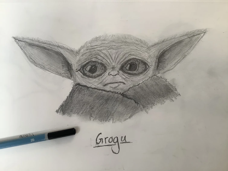 My drawing of Baby Yoda (Grogu) | Fandom