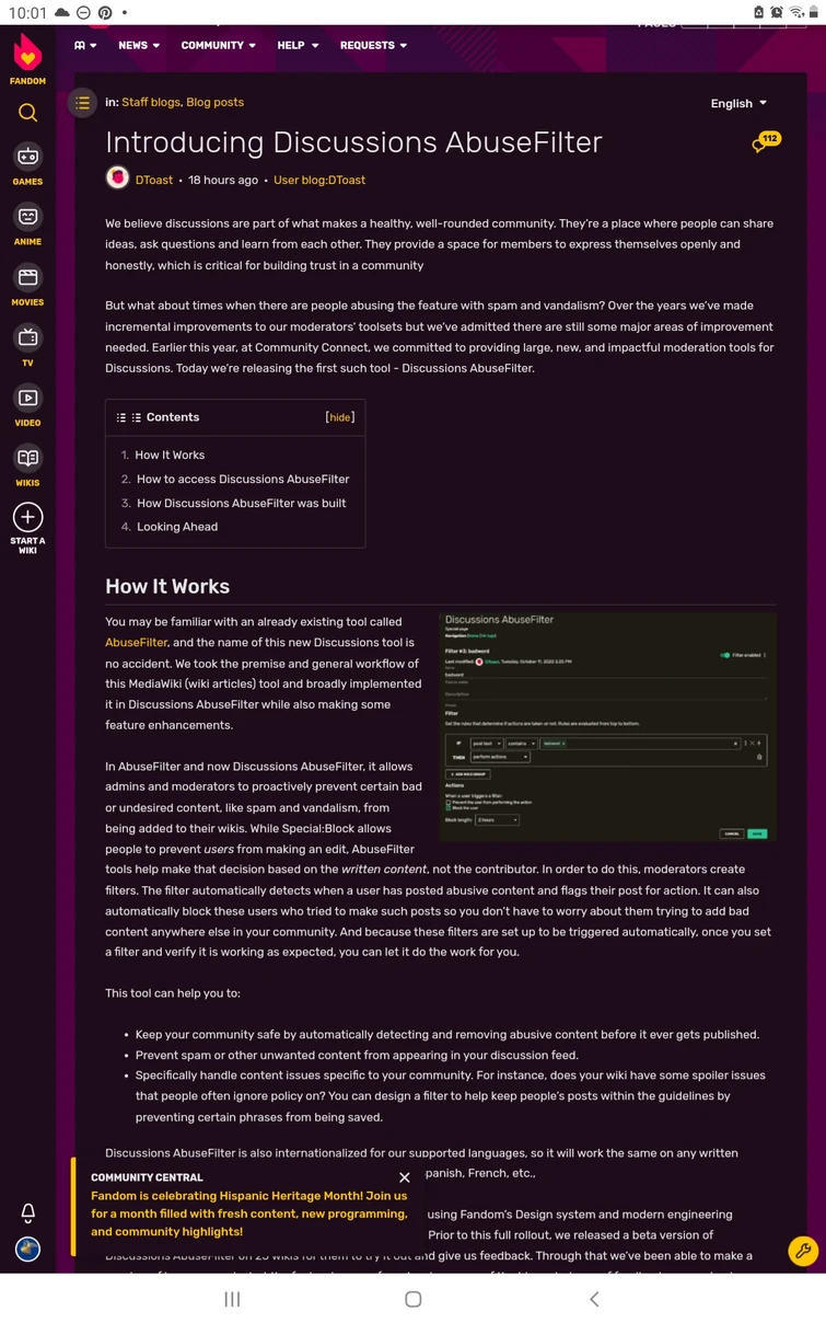Abuse filter | Fandom