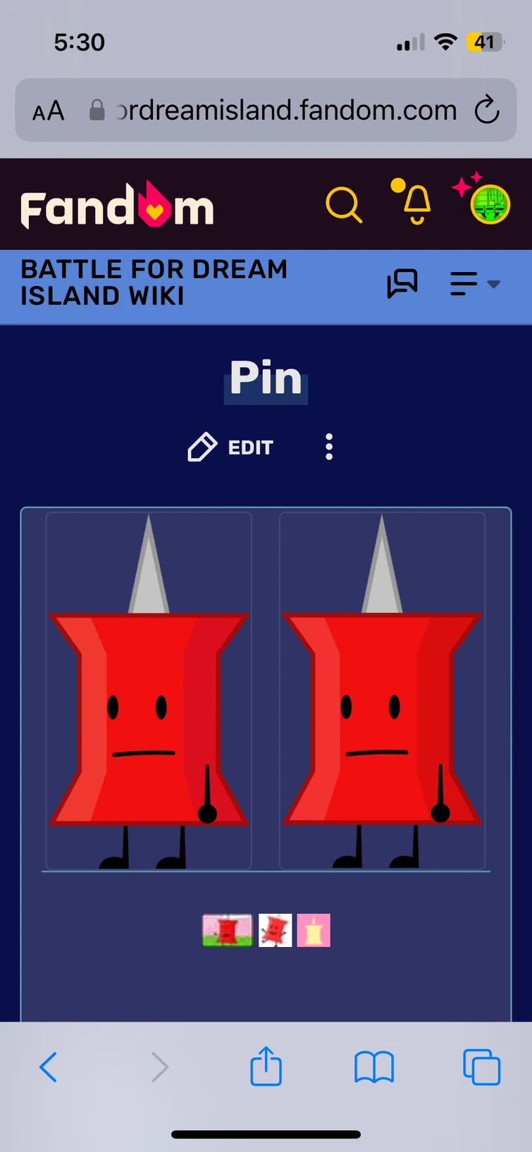 The person that helped with the pin article: BFDIA and idfb are the same | Fandom