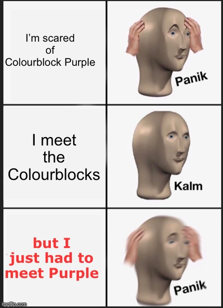 Expressing my fear of Purple with a meme | Fandom