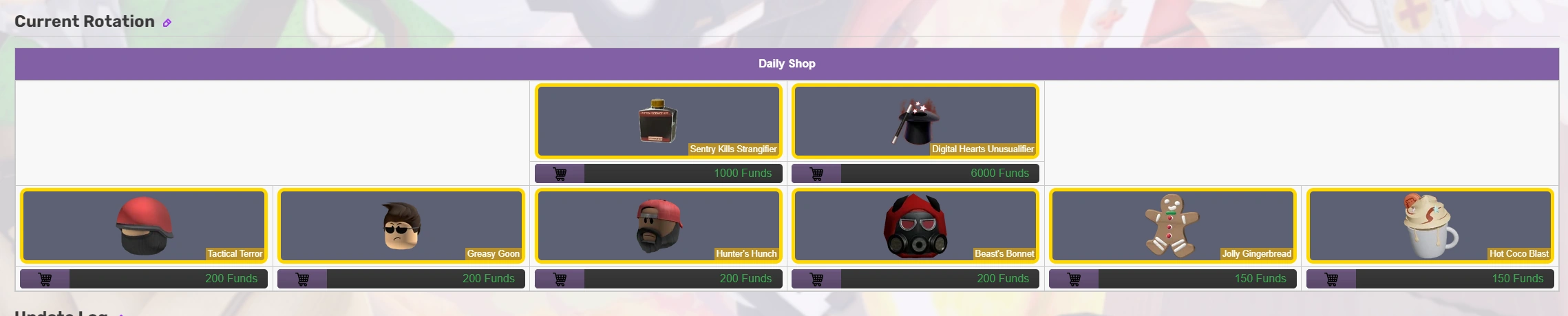 daily shop | Fandom