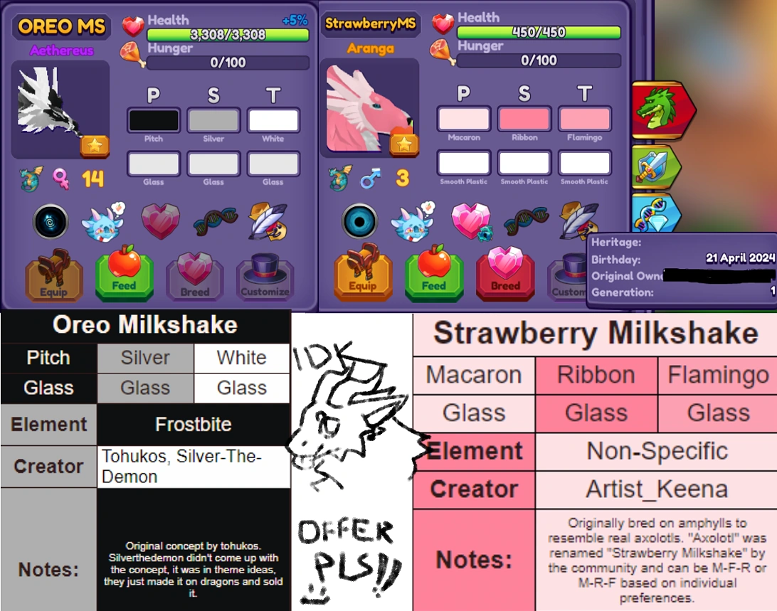 T/S Strawberry MS Bun + LAO for Oreo Milkshake Aether | Fandom