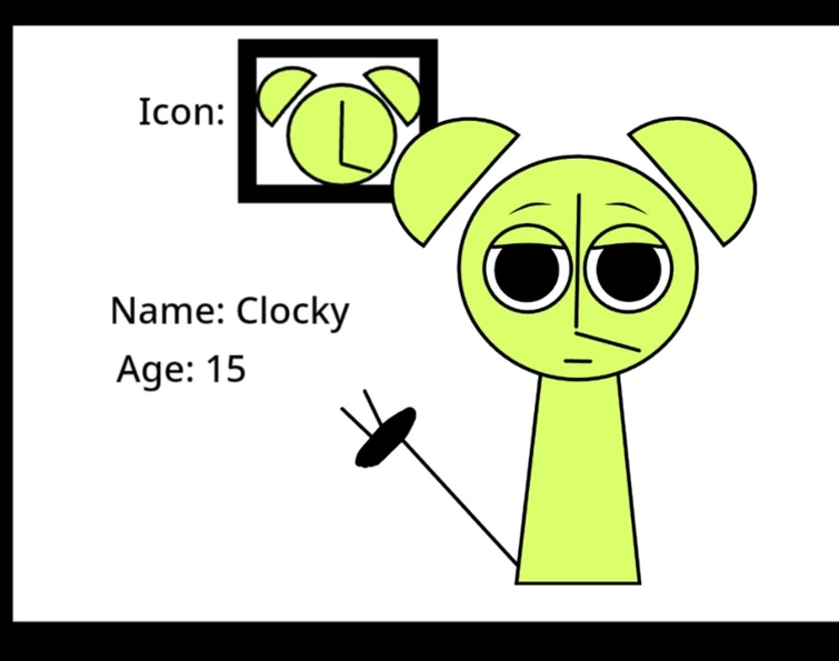 Clocky, my Sprunki sona/oc | Fandom