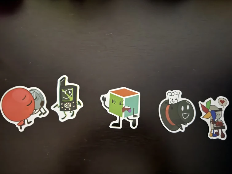 bfdi stickers came in today | Fandom