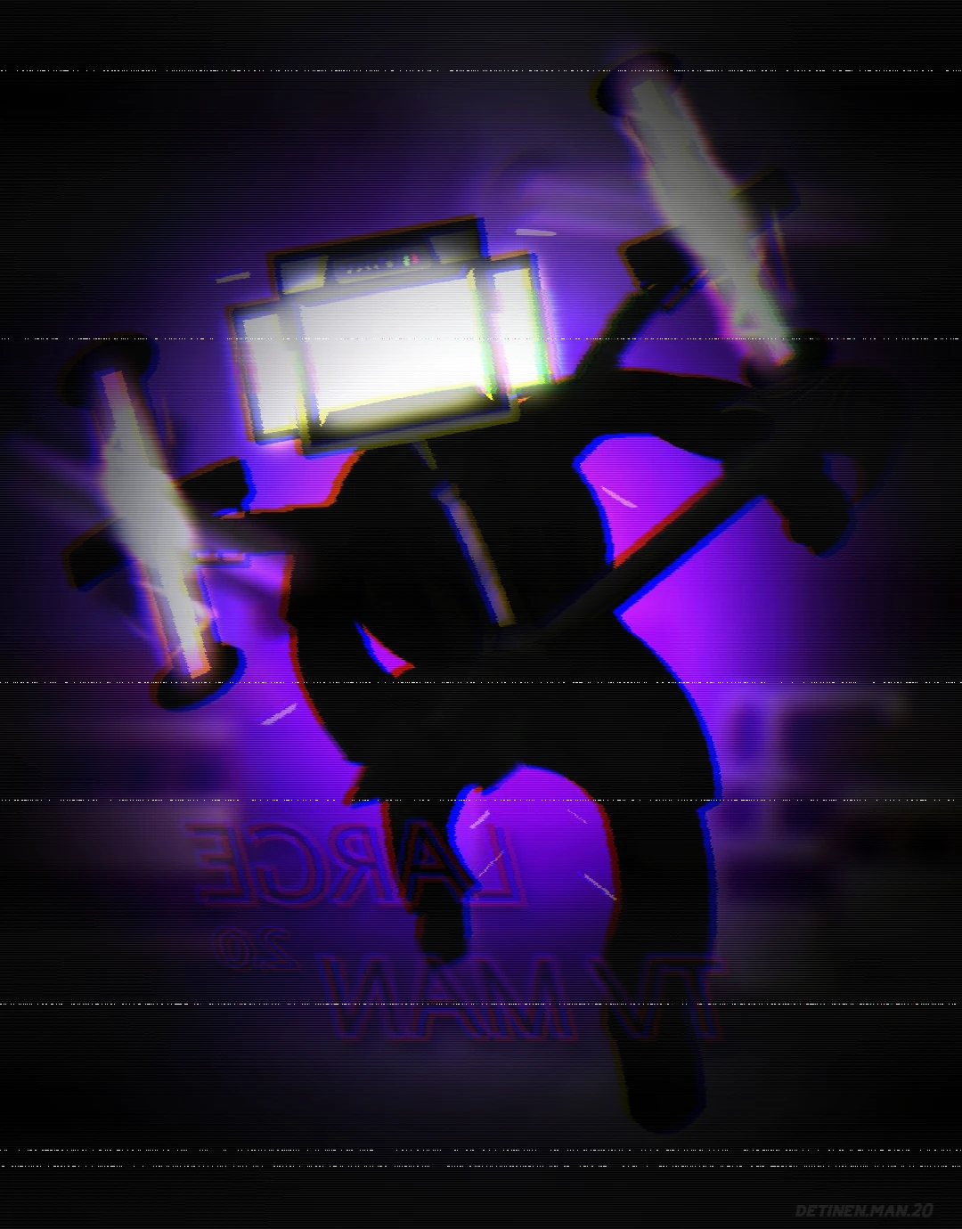 large tv man 2.0 art | Fandom