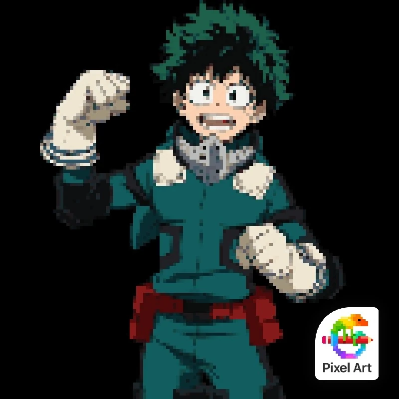 Pixel Art 1: Izuku (See reply for details) | Fandom