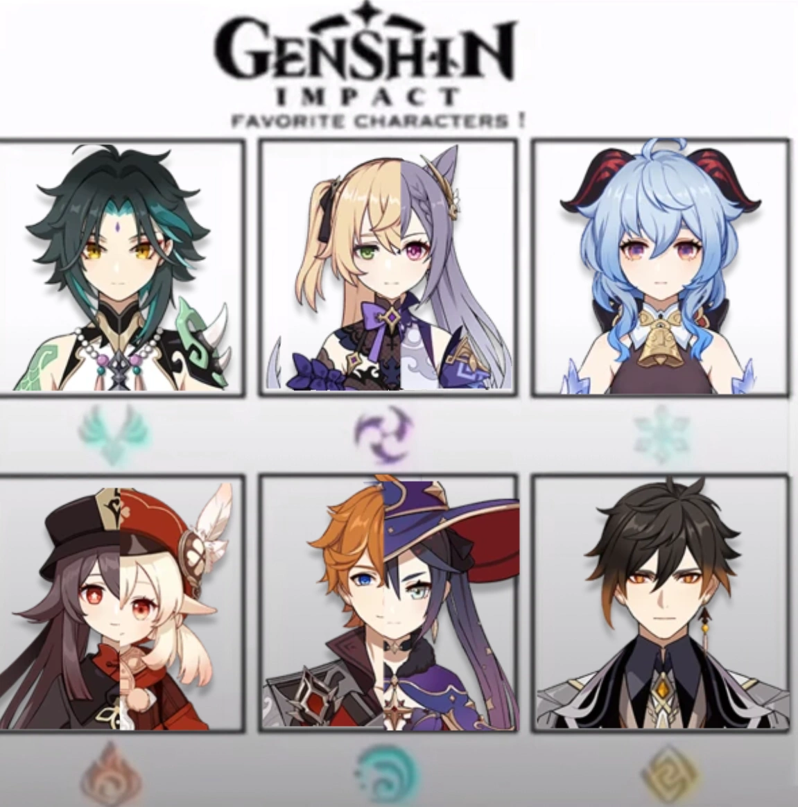 Your favorite character from each element? | Fandom