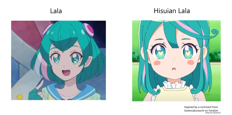 Lala and Hisuian Lala (Mirai Days Meme) | Fandom
