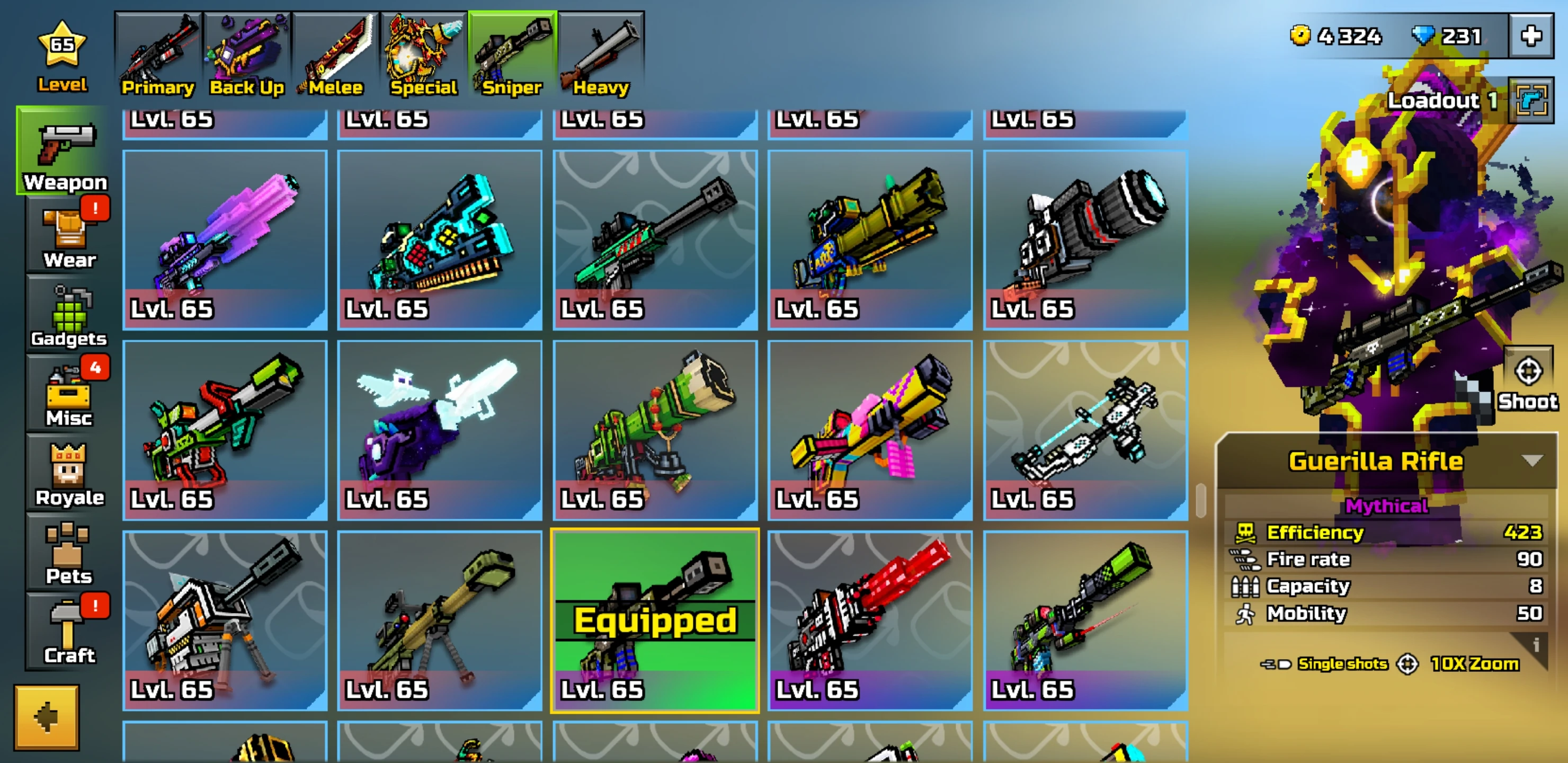 Feel the power of the Mythical Guerrilla Rifle! | Fandom