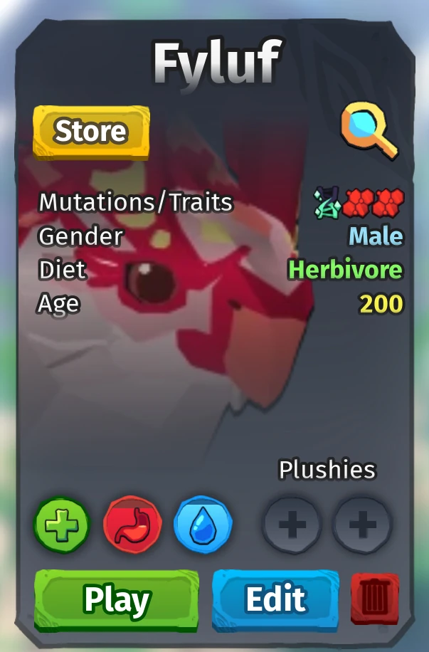 AUCTION!! GLOWTAIL DBL RED FYLUF | Fandom