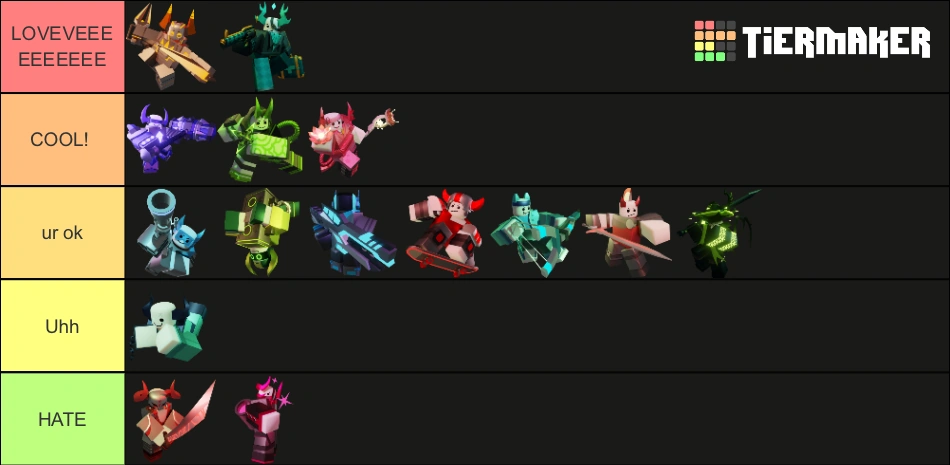 My ranking on my fav phighting characters | Fandom