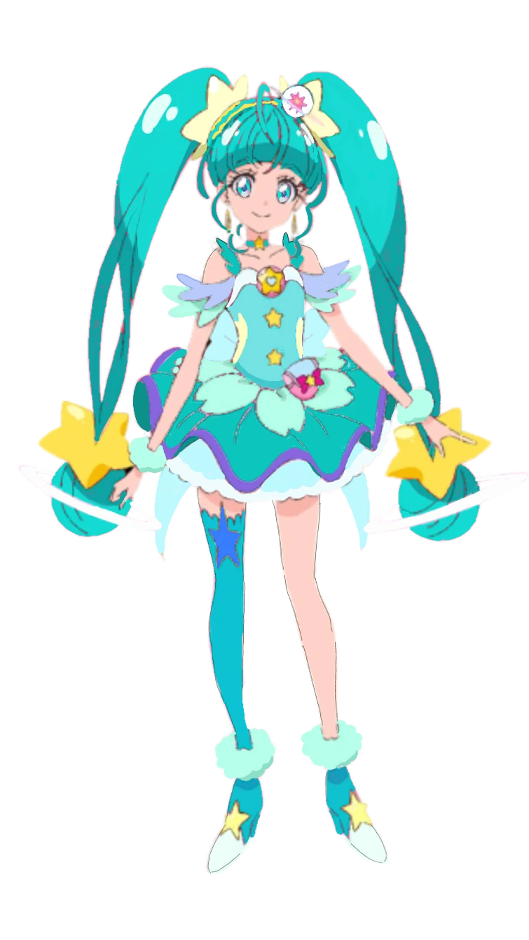 Cure Star but with Cure Milky's color scheme! (A recolor done by me ...