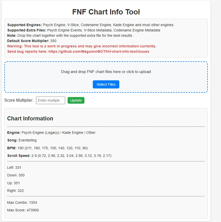 [Web tool] FNF Chart Info Tool | Fandom