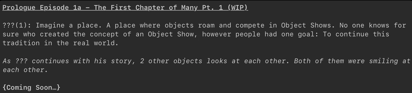 Slight Teaser… | Fandom