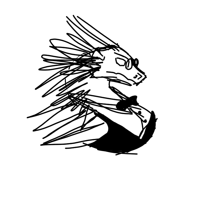 Aristocratic IceWing Doodle (i gave up on the spikes) | Fandom