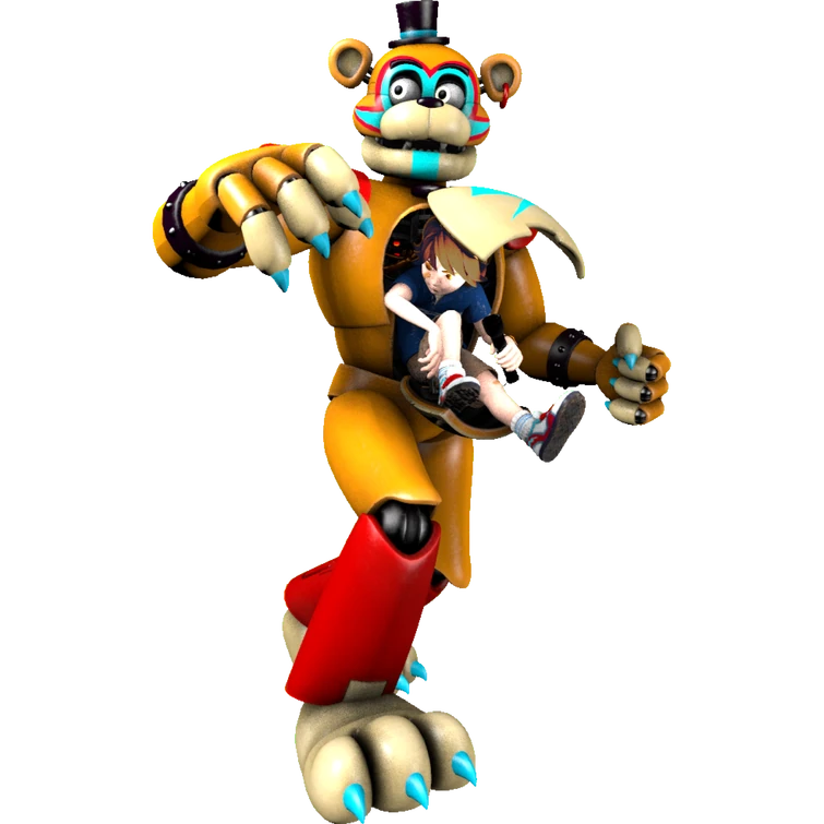 Gregory and Glamrock Freddy are ready to rock! (Character concept) | Fandom