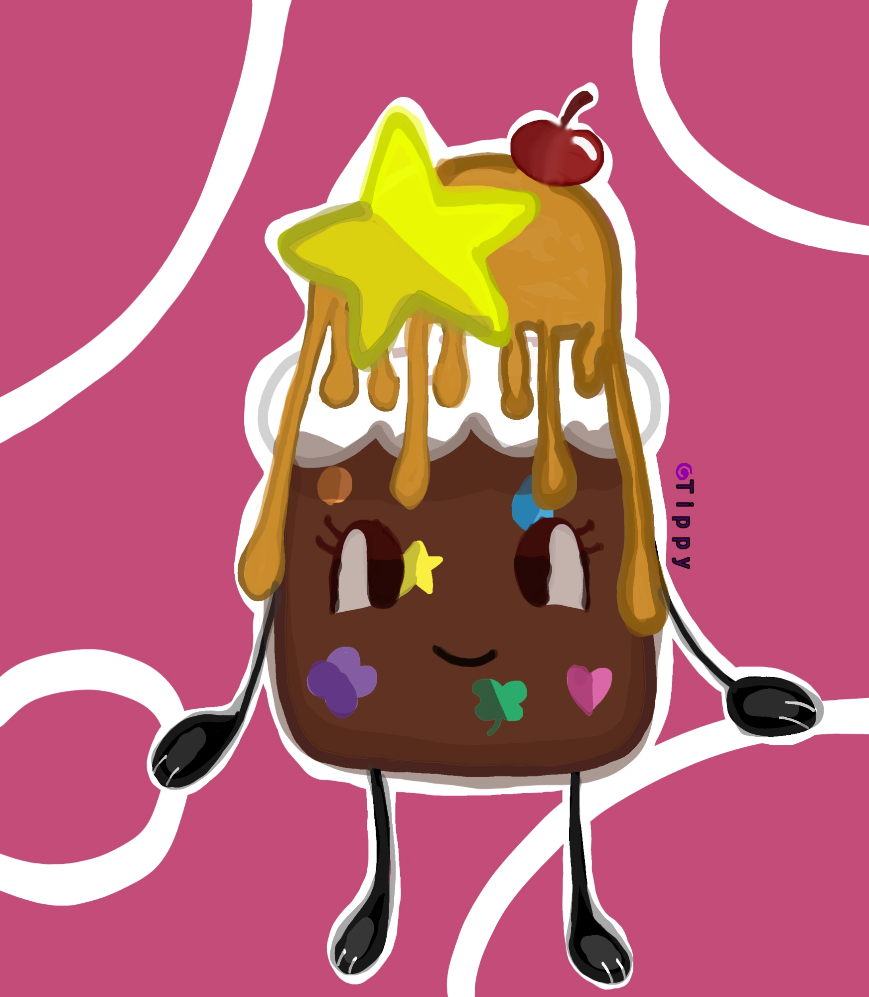 New Objectsona: 🟫Cosmic Brownie with Ice-cream and caramel🍦🍮 | Fandom