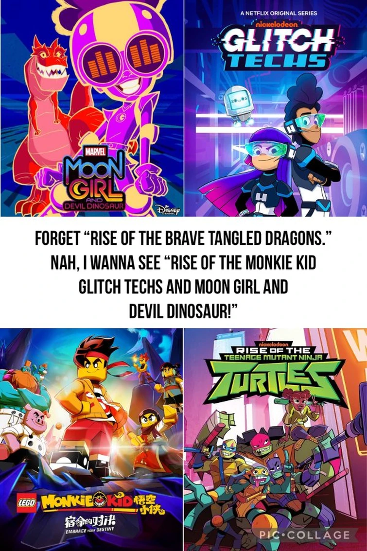 FLYING BARK CROSSOVER??? CAN RISE OF THE MONKIE KID GLITCH TECHS AND ...