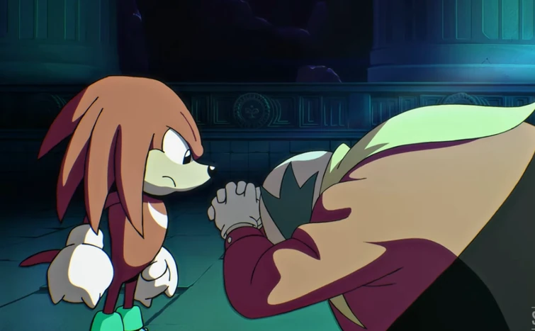 knuckles is js a lil guy in this animation | Fandom