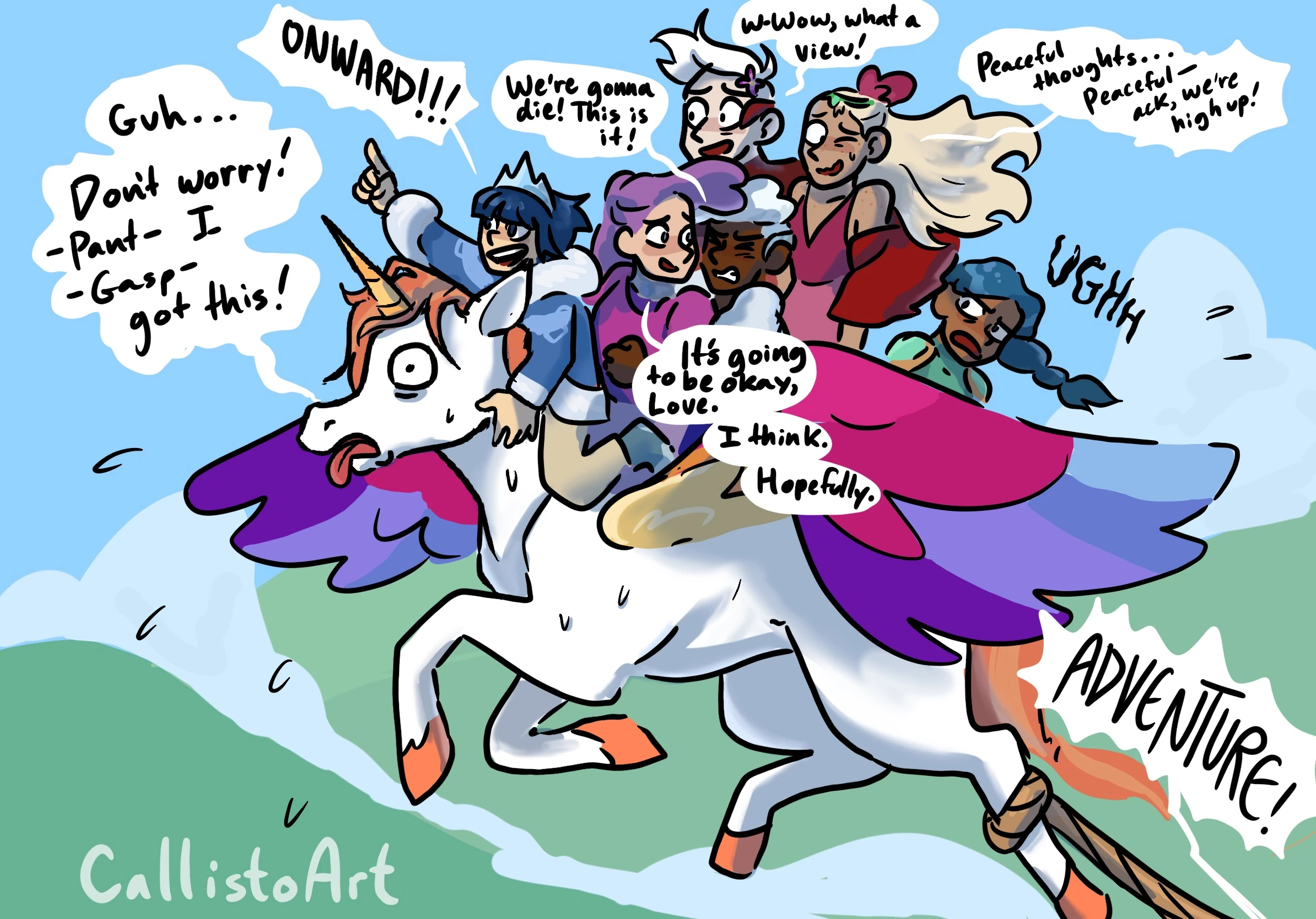 Swift Wind Carries (or, Tries To Carry) ALL of Them! FANART | Fandom