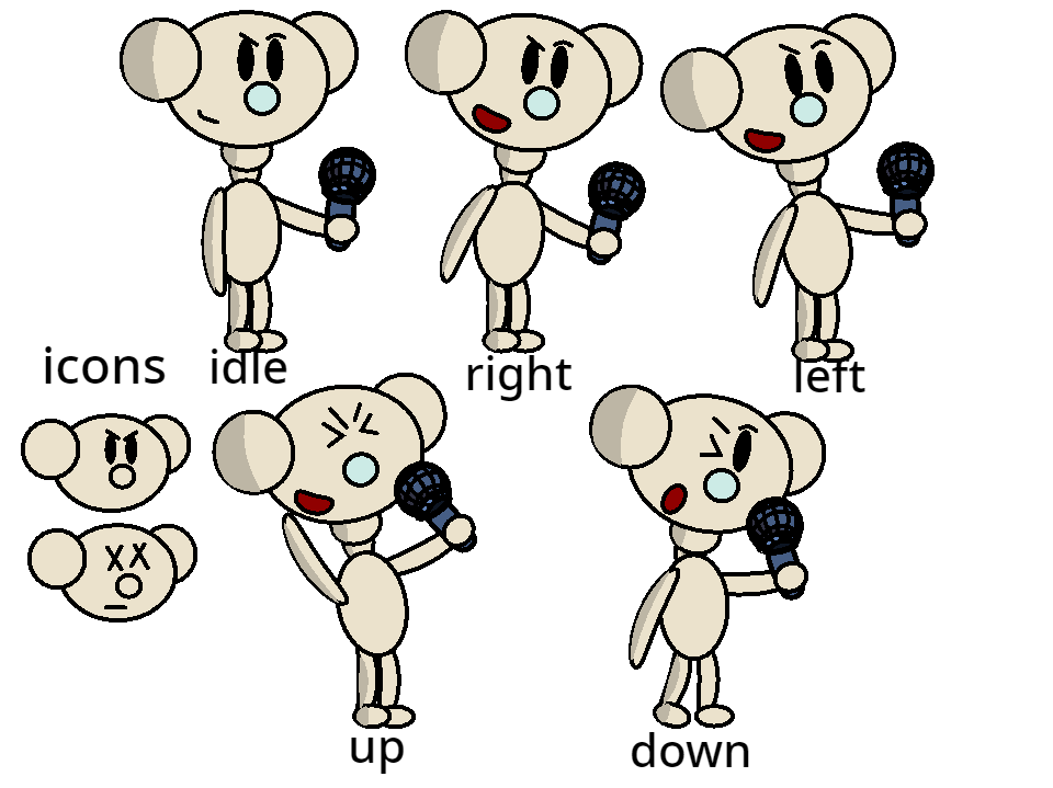if bear was in FNF (i also added the minus mod and B side mod) | Fandom
