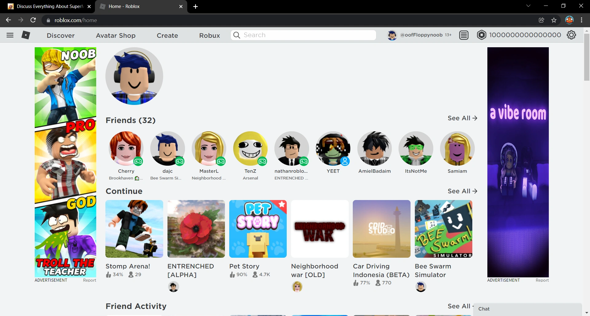 I hacked Roblox to get like a billion robux and yes, I don't have a ...