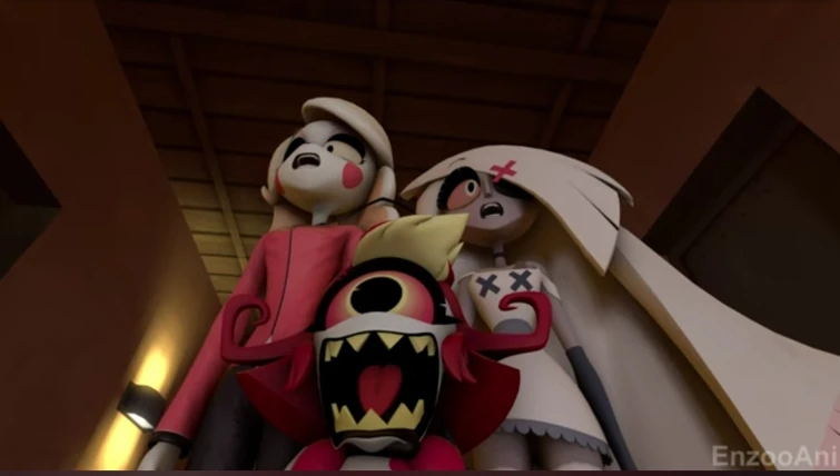 Enzukai, Yuma and Netamo after realizing that Kintoru died | Fandom