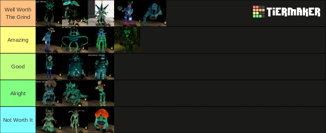 diamond skins tierlist | Fandom