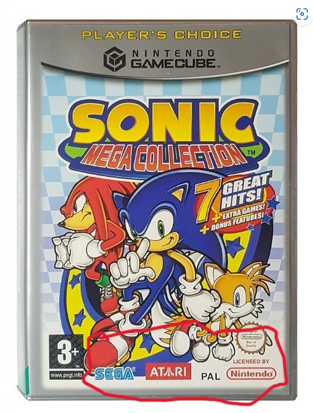 Imagine showing the European Player's Choice Sonic Mega Collection ...