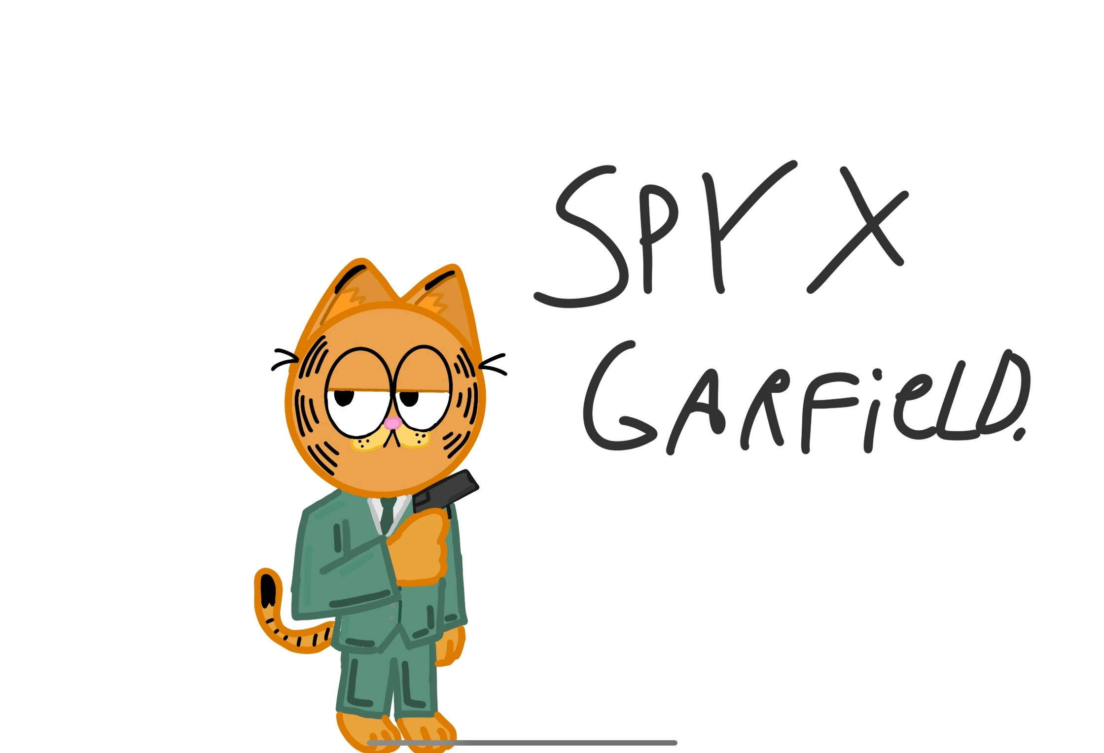 Oi, I drew Garfield characters in spy x family. | Fandom