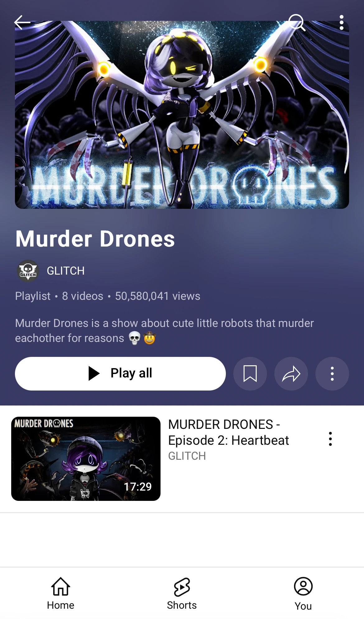 “watch all murder drones episodes” - 🎃🎮 | Fandom